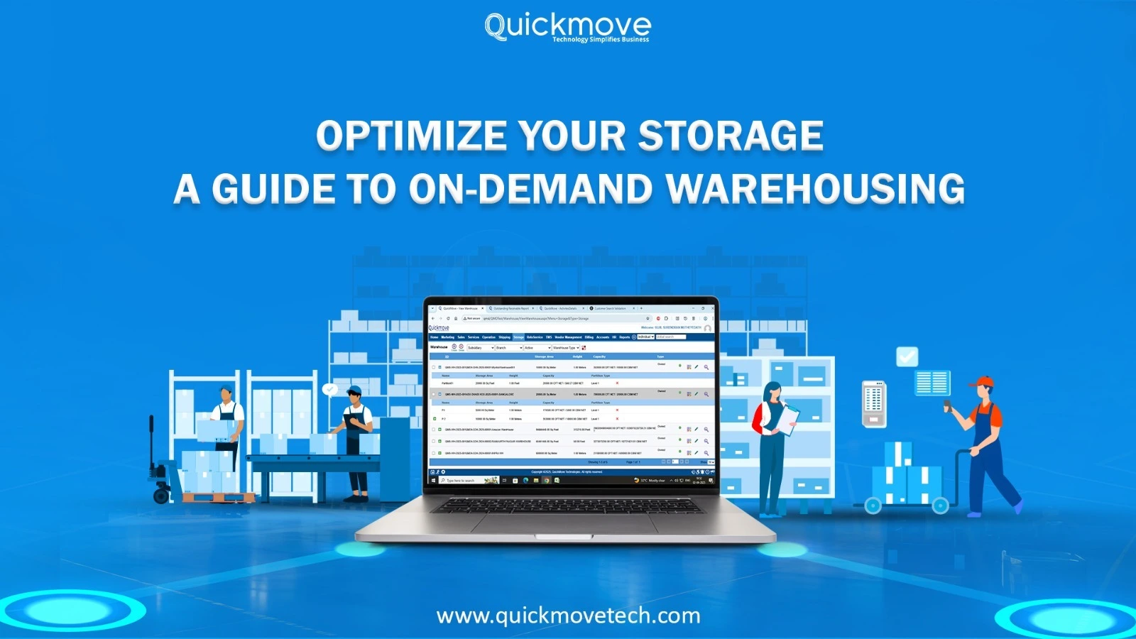 QuickMove | Logistics Software: WMS, TMS, Freight, Moving